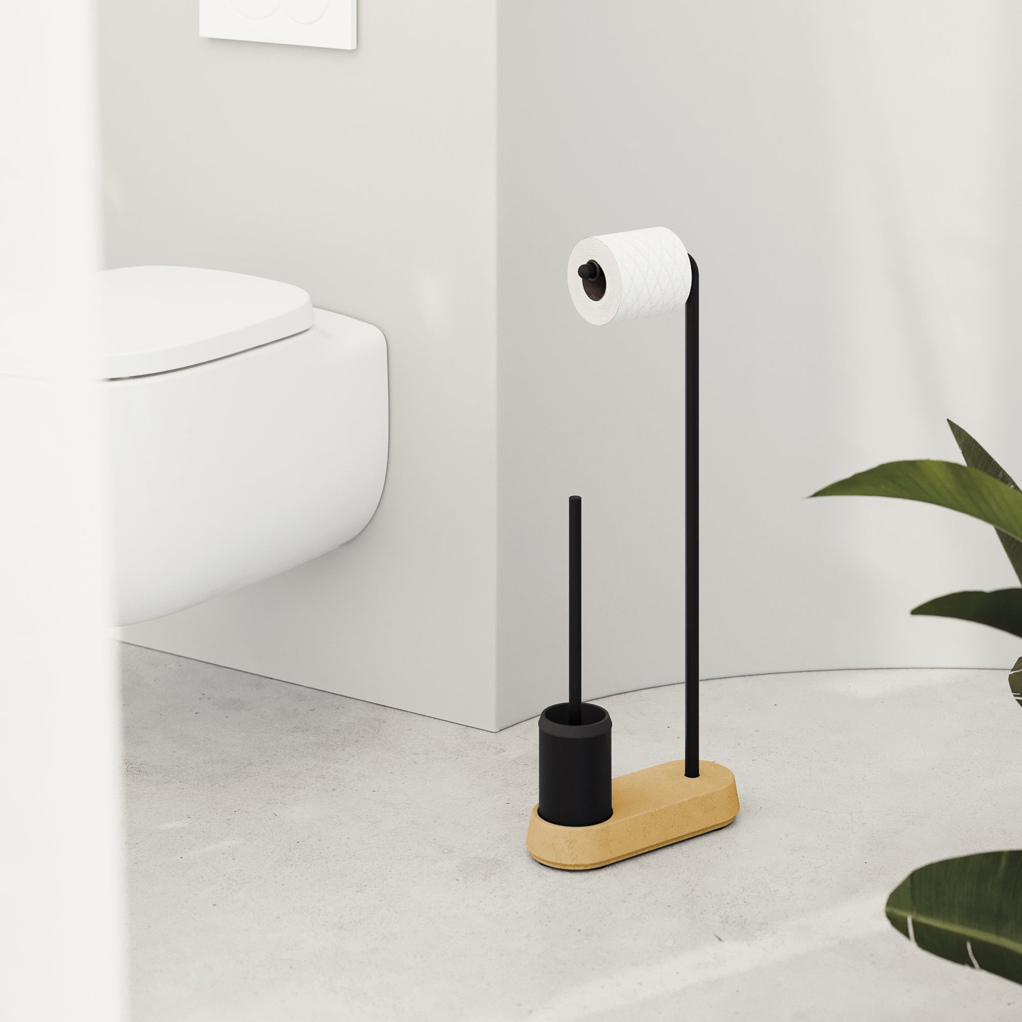 SONIA 201136 CEMENT Combinado WC Grey Negro — Bañoidea