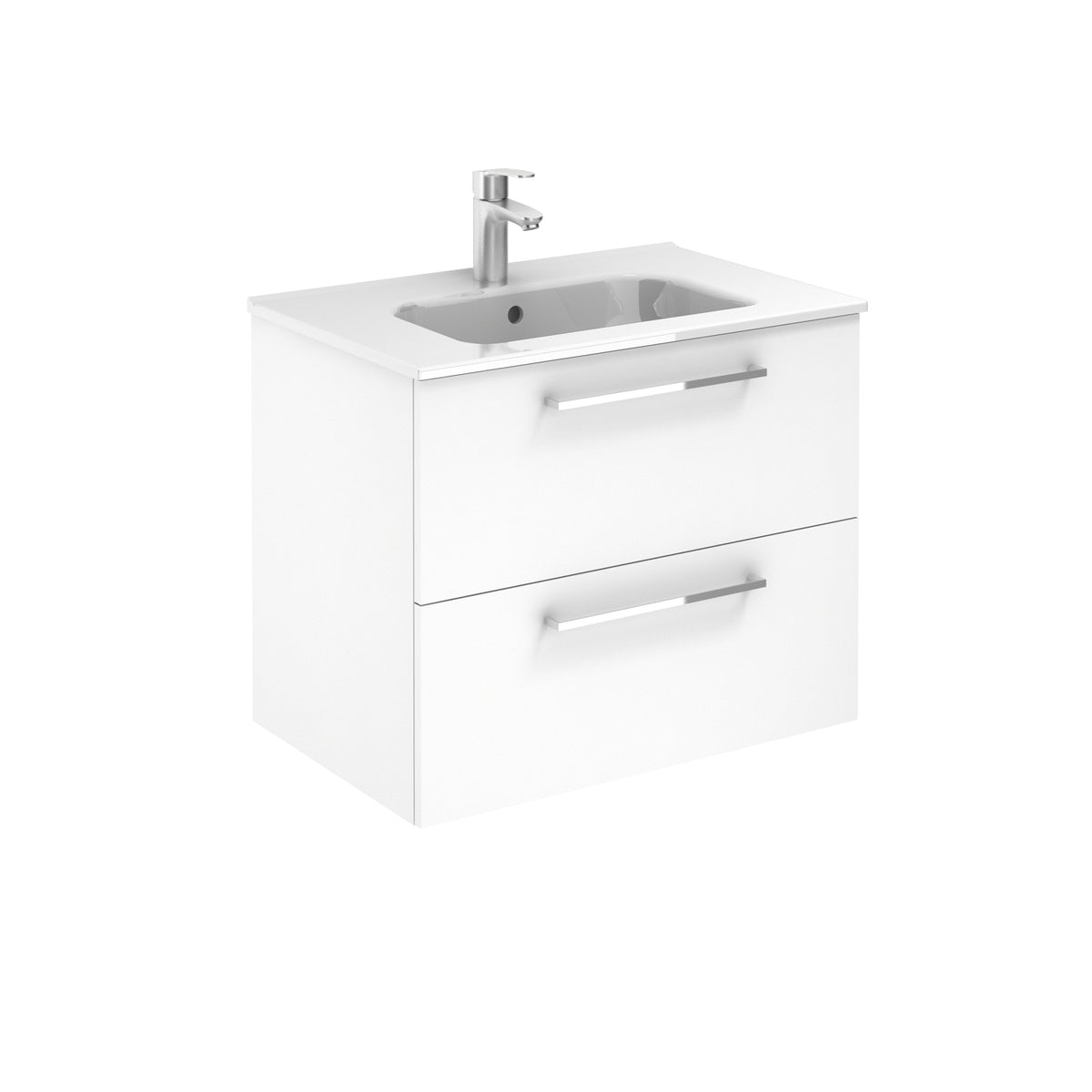 ROYO EASY Vanity unit Wall Hung White — Bañoidea