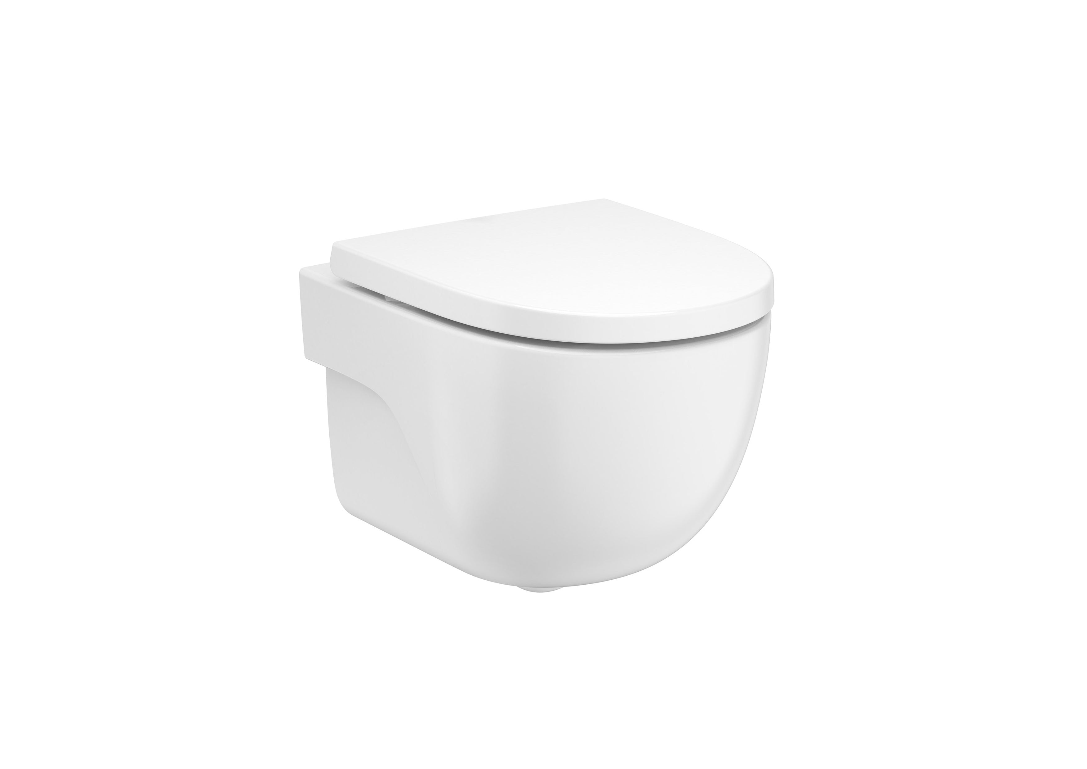 ROCA A346244000 MERIDIAN-N Compact Rimless Wall Hung Toilet Hidden Fix ...