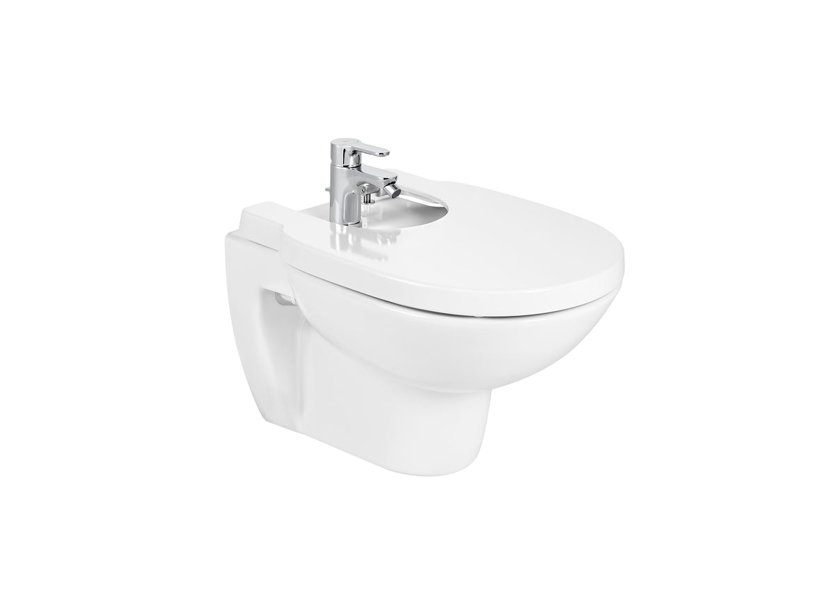 Bidé suspendido Roca DEBBA ROUND con tapa blanca - Porcelana ...