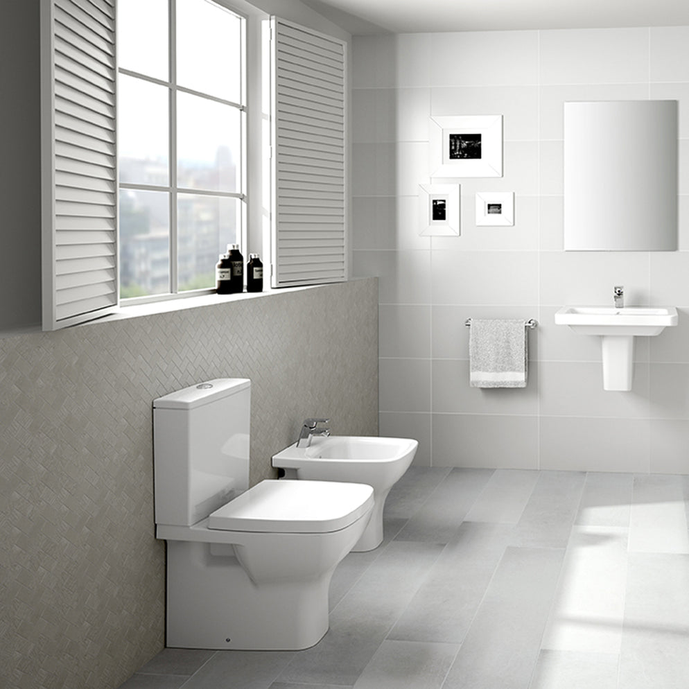 GALA STREET SQUARE Compacto Inodoro Completo Compacto Blanco — Bañoidea