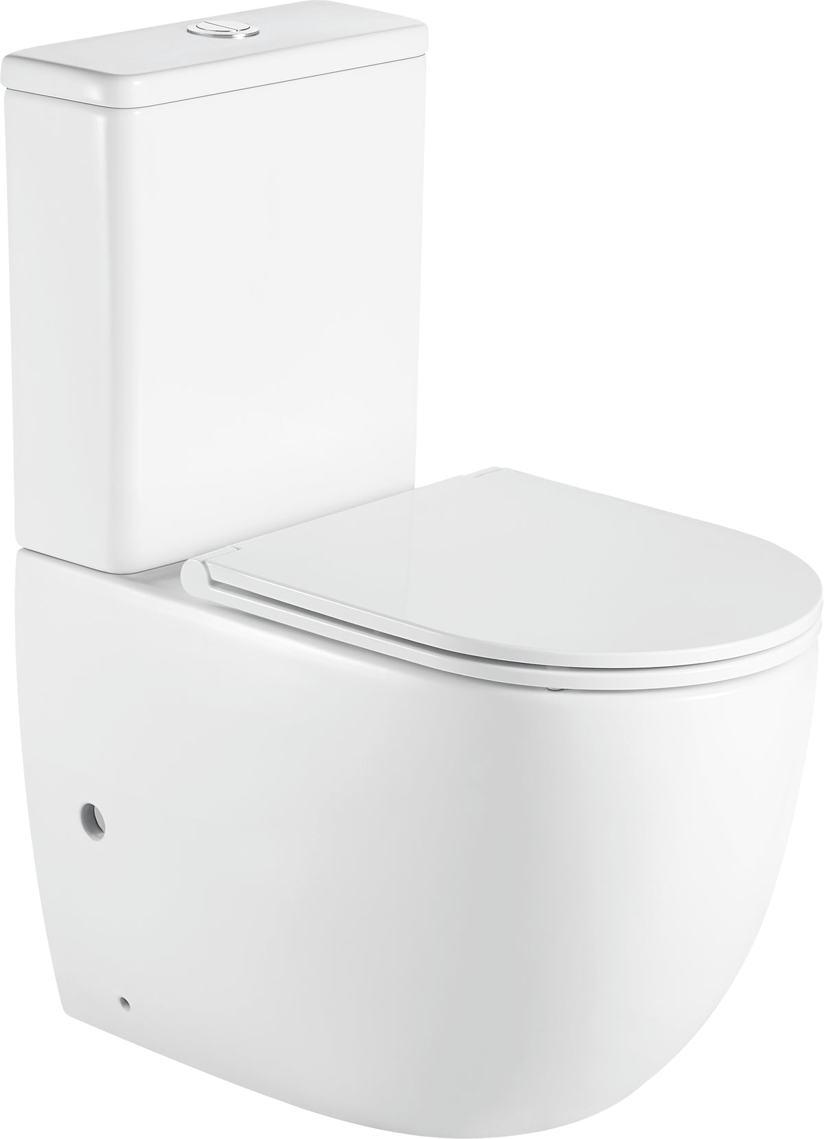 AQUORE 388666 GÉNOVA Pack Inodoro BTW Compacto Blanco Mate — Bañoidea