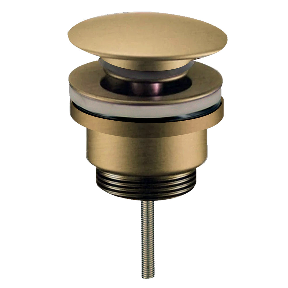 Click Clack Valve Brushed Gold - LLAVISAN L177474 - Bathroom Accessory ...