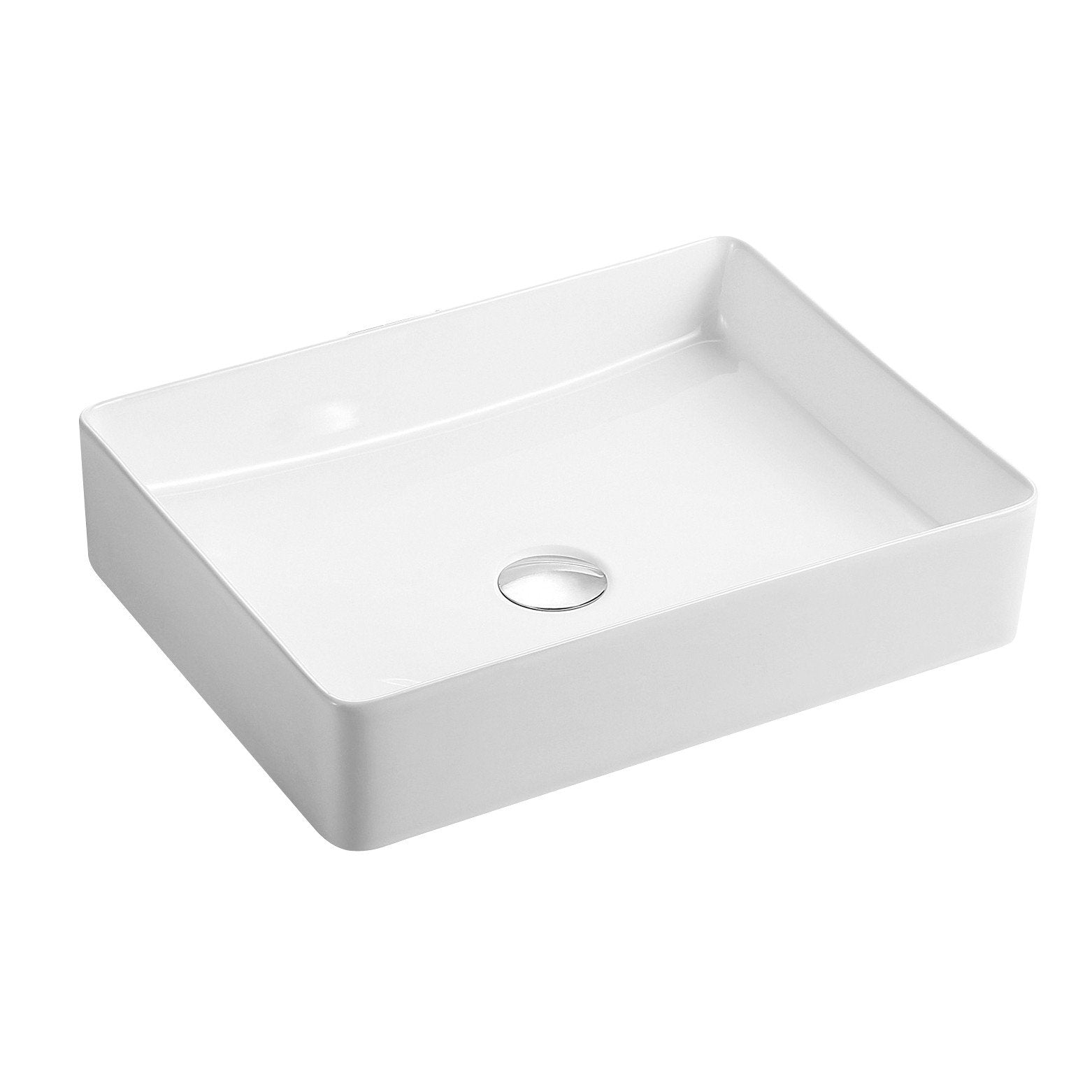 Lavabo Roca Diverta Encimera 60 cm - Porcelana blanca sanitaria — Bañoidea