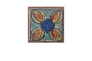 GRES DE NAVA ILLESCAS Taco Decorado 8x8 - Cenefa decorativa de gres extrusionado — Bañoidea