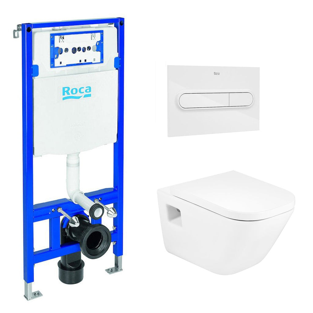 Inodoro ROCA THE GAP SQUARE CONFORT Rimless Completo - Sanitarios Roca ...