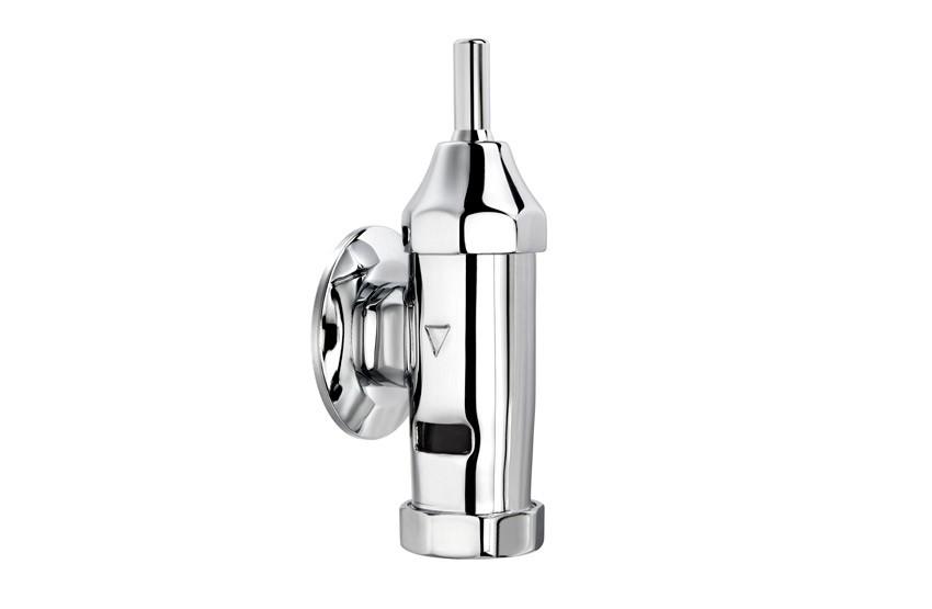 Timed Flow Toilet Faucet PRESTO 1000 M - Chrome Brass Fluxer — Bañoidea