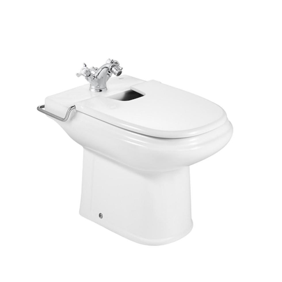 Bidé ROCA DAMA RETRO A351324001 con tapa - Amplio y elegante — Bañoidea