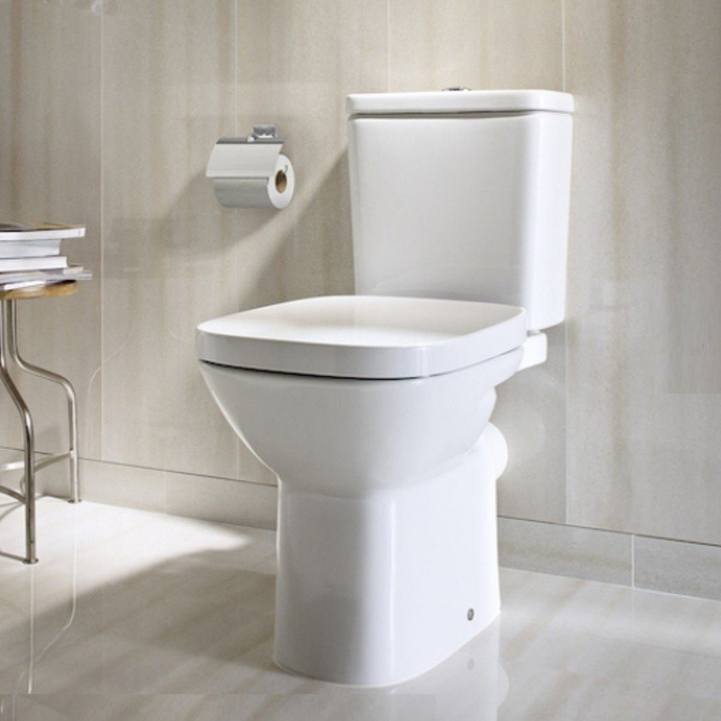 Inodoro Roca Debba Square Completo Salida Pared - Blanco Brillo — Bañoidea